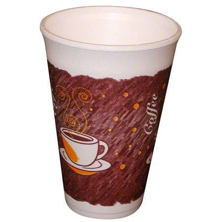 12 Ounce High Density Caf'e Supremo Cup- 1000 cups | Donut-Supplies.Com