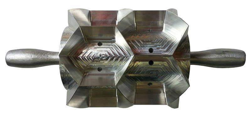 Junior Hexagon Two Row Bismark/Biscuit Cutter | Donut-Supplies.Com
